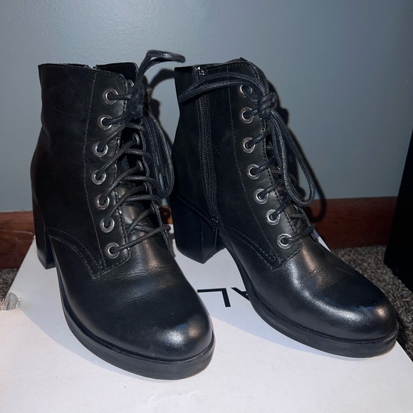 Aldo | Shoes | Aldo Heeled Laceup Combat Boots | Poshmark